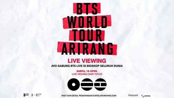 Jadwal Film BTS World Tour Arirang In Tokyo: Live Viewing di Madiun ...
