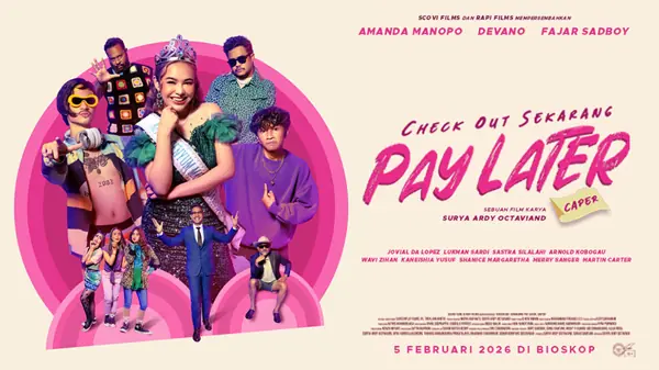 Jadwal Film Check Out Sekarang, Pay Later (Caper) di Seluruh Bioskop ...